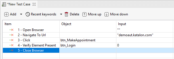 Common validation statements with Katalon Studio